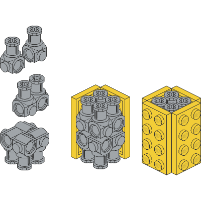 Technic Axle Pin Connector Plate Cuboid | BrickCamp